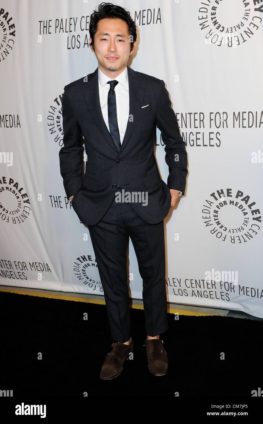 Los Angeles, USA. 22nd October 2012. Steven Yeun at arrivals for The ...
