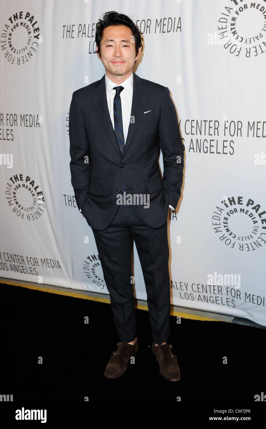 Los Angeles, USA. 22nd October 2012. Steven Yeun at arrivals for The ...