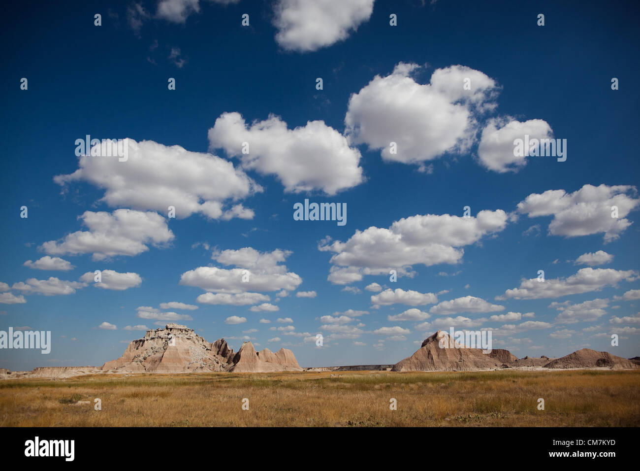 Aug. 19, 2012 - Interior, South Dakota, U.S - The Badlands National ...