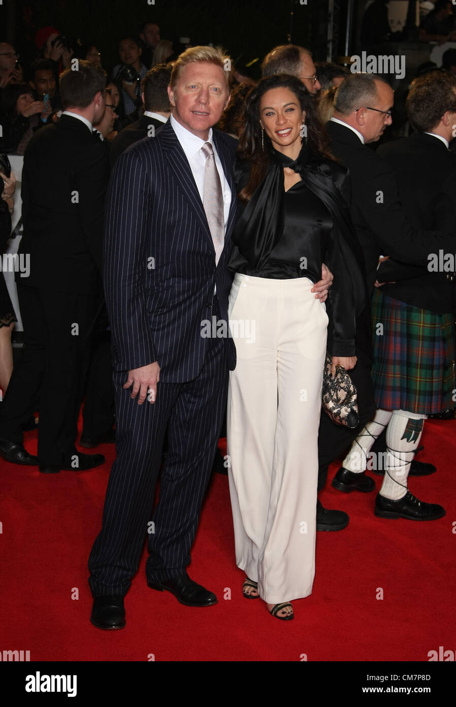 BORIS BECKER & LILLY KERSSENBERG SKYFALL.THE ROYAL WORLD PREMIERE ...
