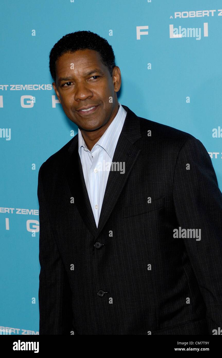 Los Angeles, USA. 23rd October 2012. Denzel Washington at arrivals for ...