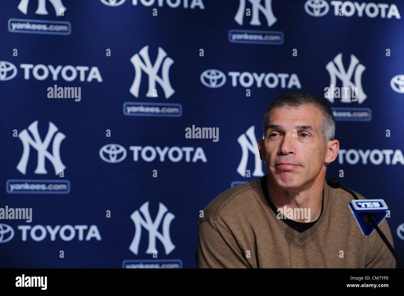Oct. 24, 2012 - Bronx, New York, U.S. - New York Yankees' Manager JOE ...