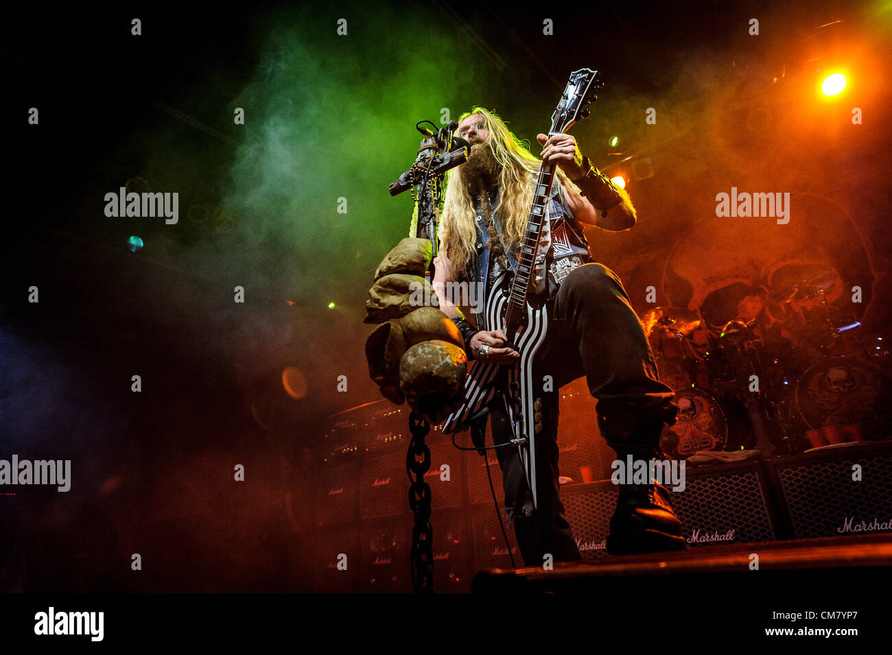 Oct. 24, 2012 - Toronto, Ontario, Canada - Lead singer/guitarist of ...