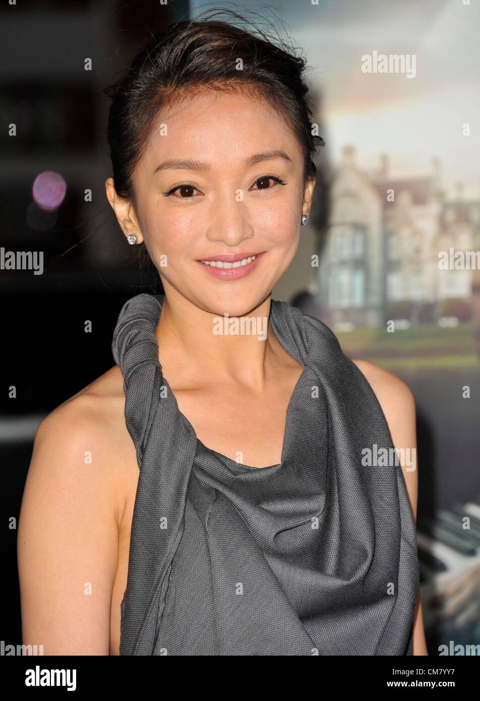 Los Angeles, USA. 24th October 2012. Xun Zhou at arrivals for CLOUD ...