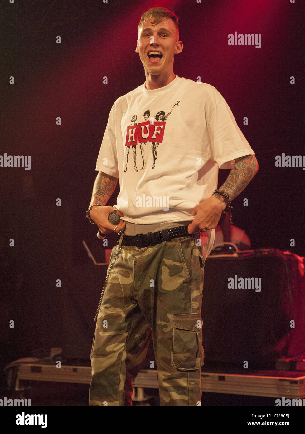 Oct. 24, 2012 - Philadelphia, Pennsylvania, U.S - MGK, (Machine Gun ...
