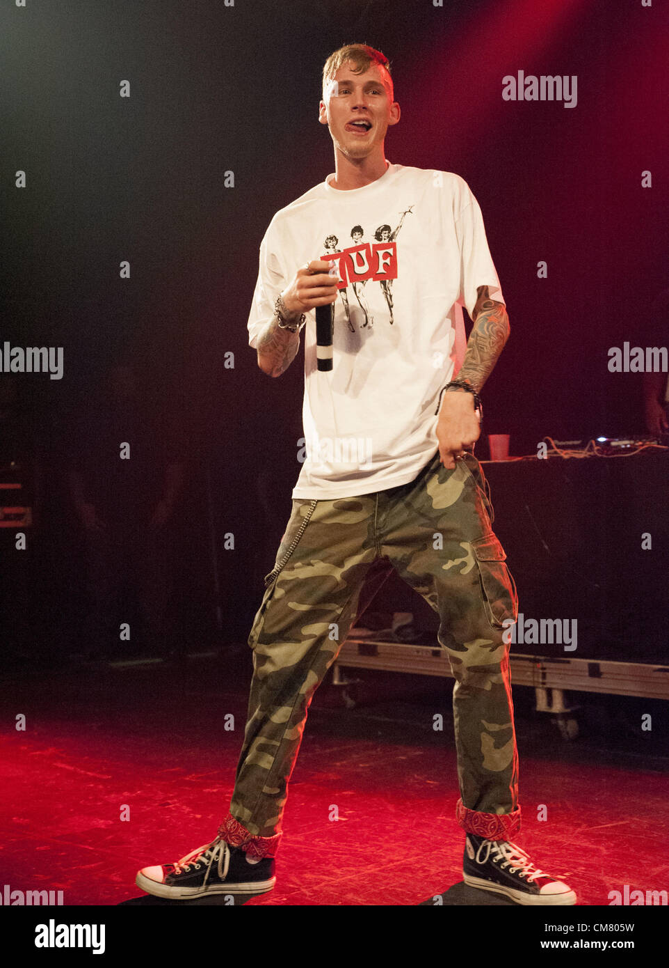 Oct. 24, 2012 - Philadelphia, Pennsylvania, U.S - MGK, (Machine Gun ...