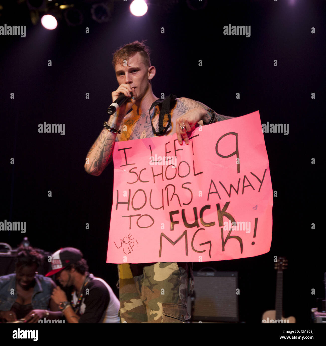 Oct. 24, 2012 - Philadelphia, Pennsylvania, U.S - MGK, (Machine Gun ...