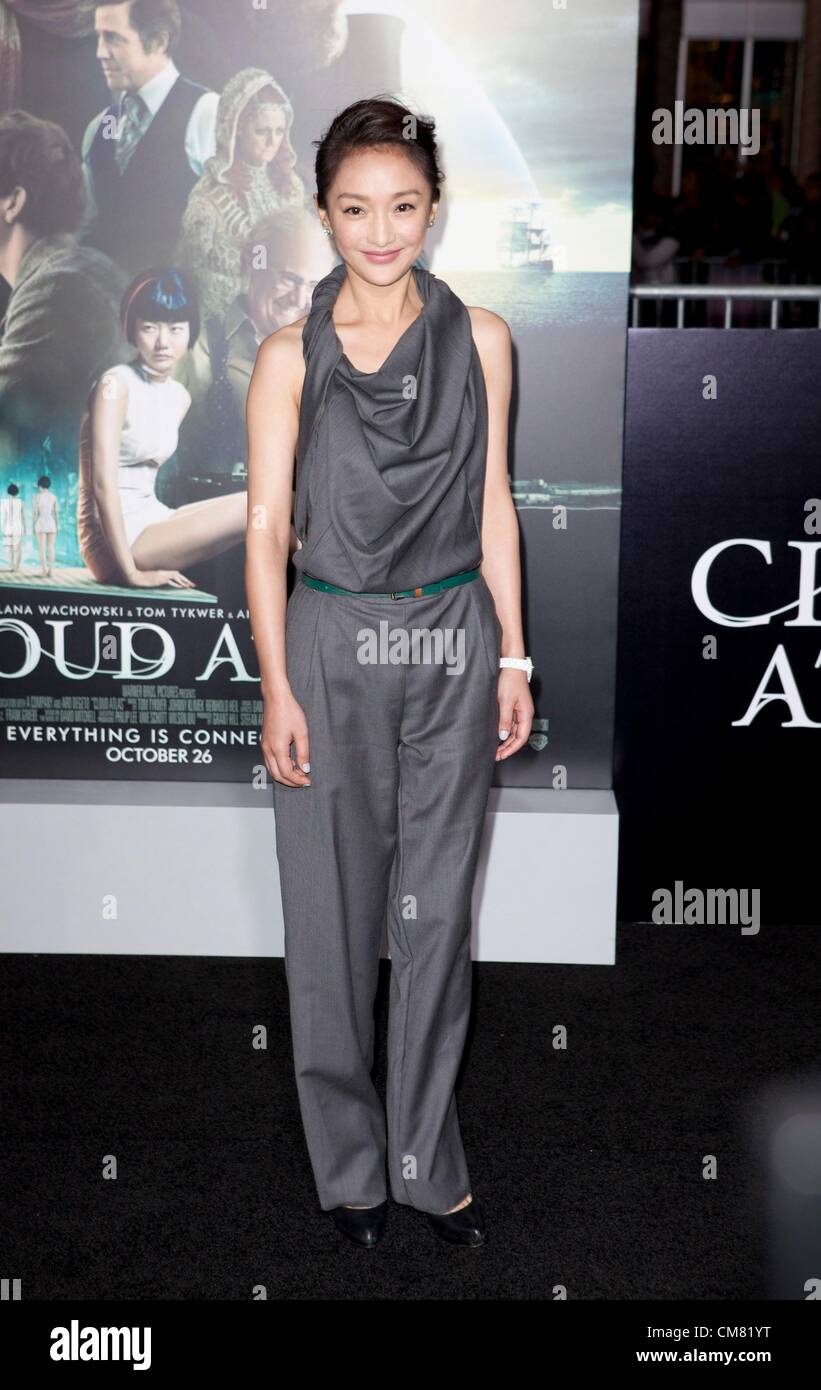 Xun Zhou at arrivals for CLOUD ATLAS Premiere, Grauman's Chinese ...