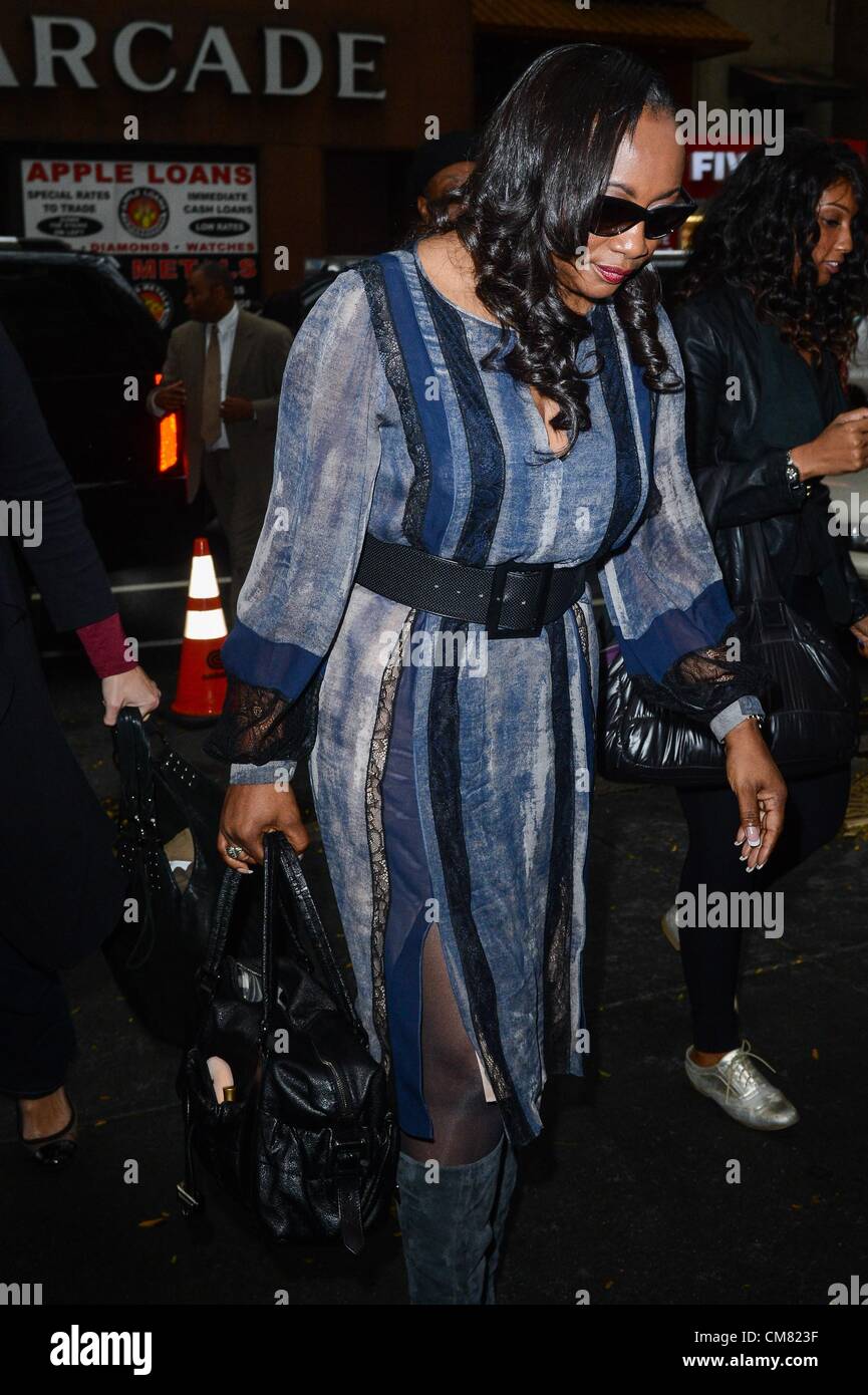 Pat Houston, enters the 'Today Show' taping at the NBC Rockefeller ...