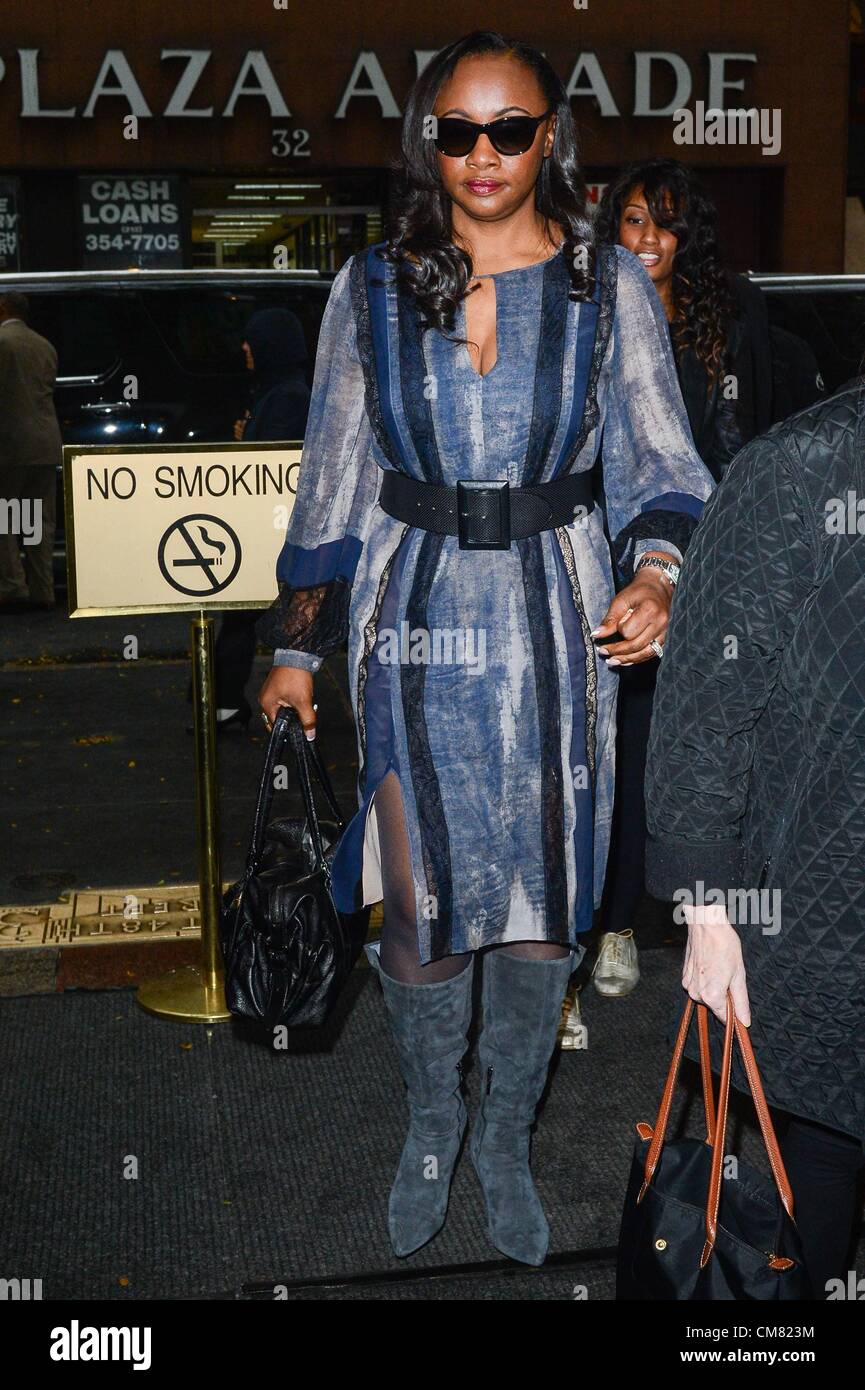 Pat Houston, enters the 'Today Show' taping at the NBC Rockefeller ...