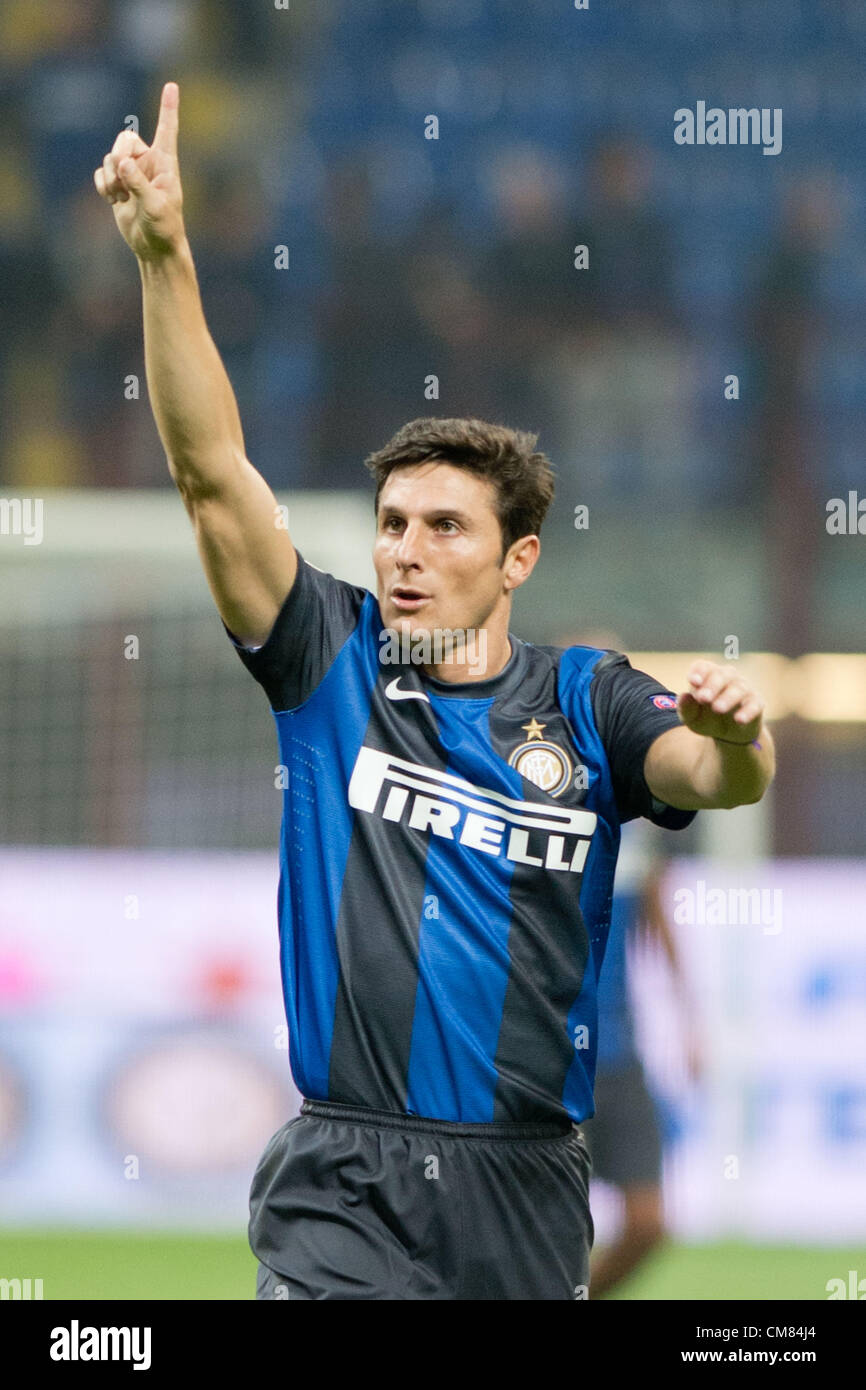 Javier zanetti 2012 hi-res stock photography and images - Alamy