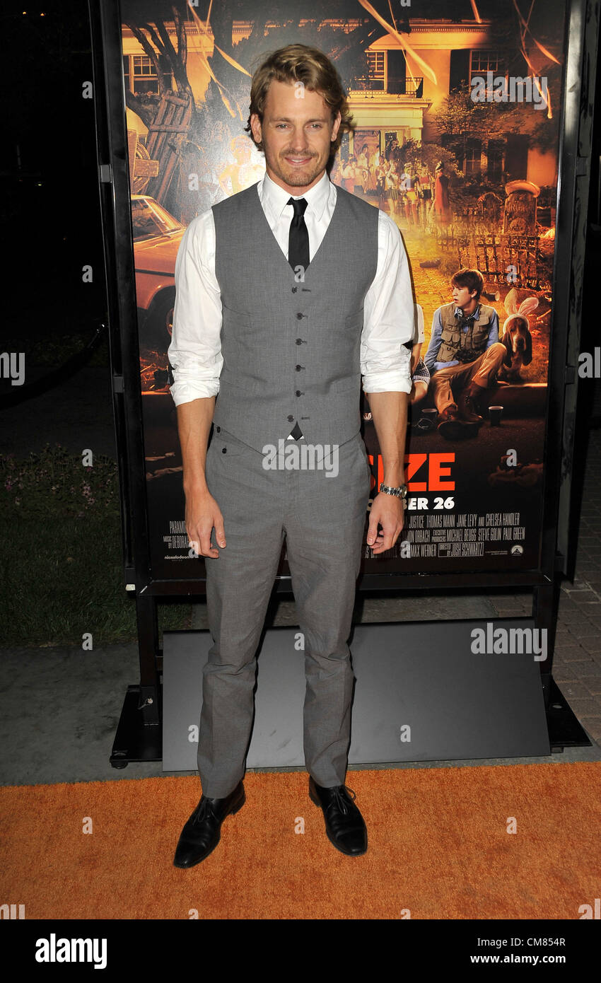 Oct. 25, 2012 - Los Angeles, California, U.S. - Josh Pence Attending ...
