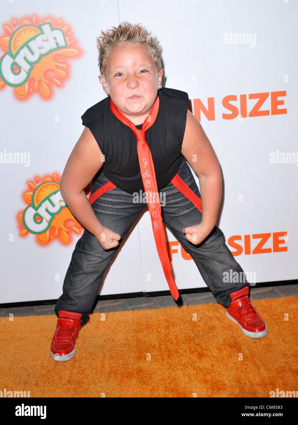 Los Angeles, USA. 25th October 2012. Jackson Nicoll at arrivals for FUN ...