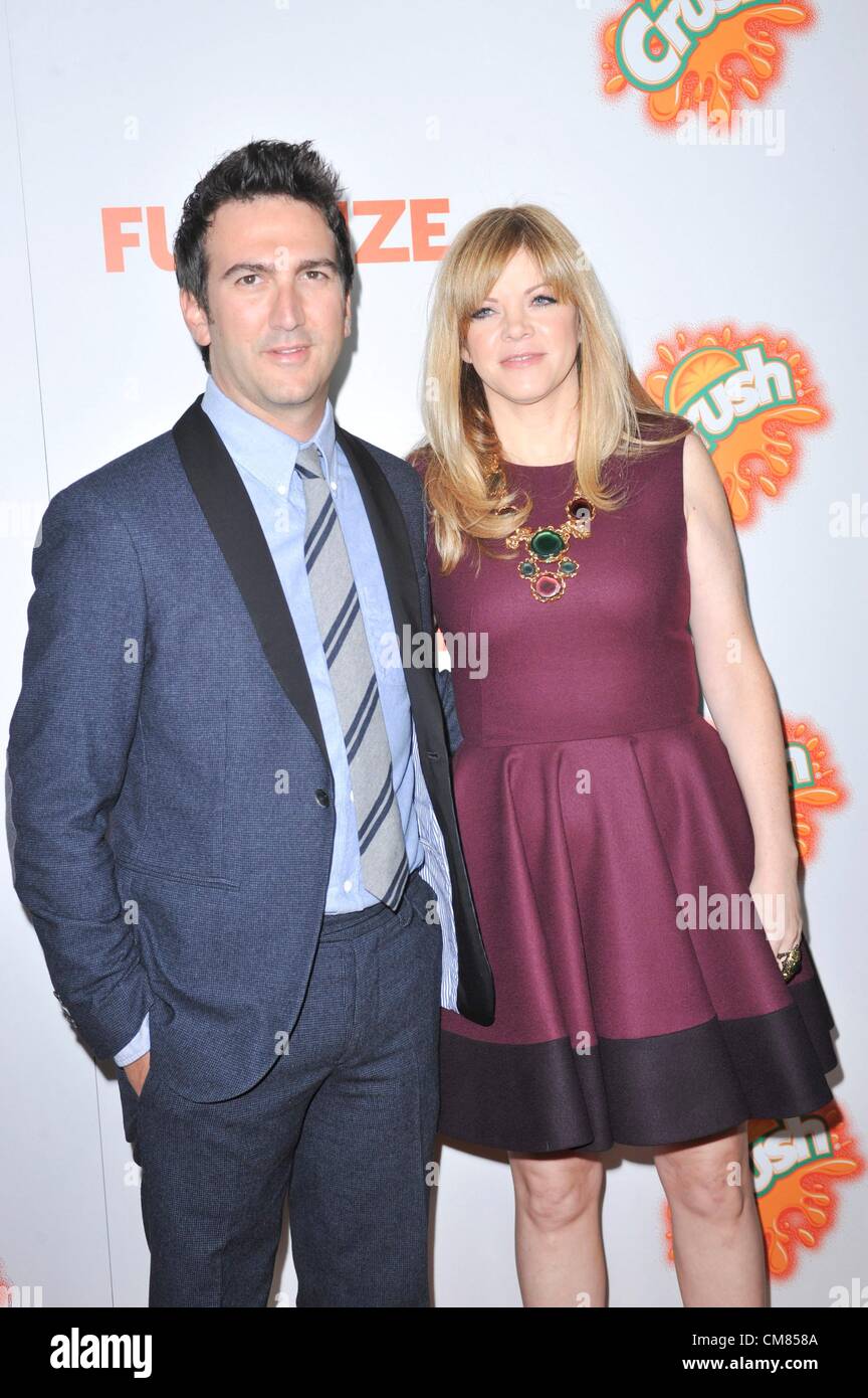 Los Angeles, USA. 25th October 2012. Josh Schwartz, Stephanie Savage at ...