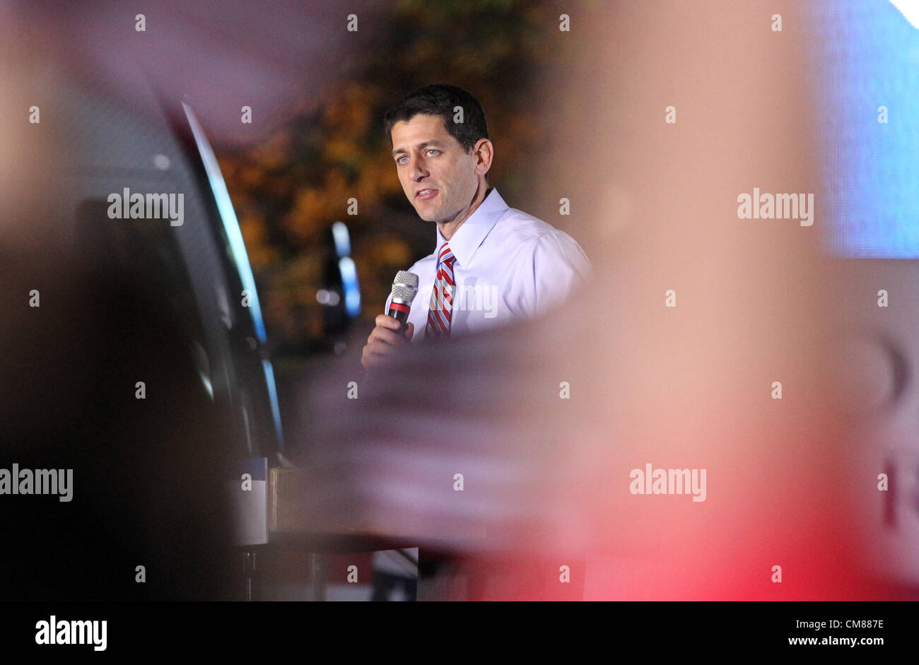 Oct. 25, 2012 - Charlottesville, Va, USA - Republican vice presidential ...