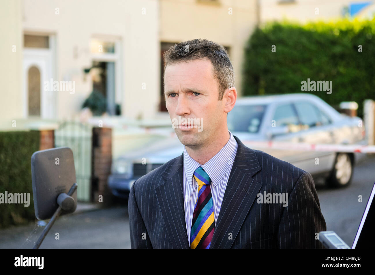 Northern Ireland. 26th October 2012, Newtownabbey. DCI John McVea, from ...