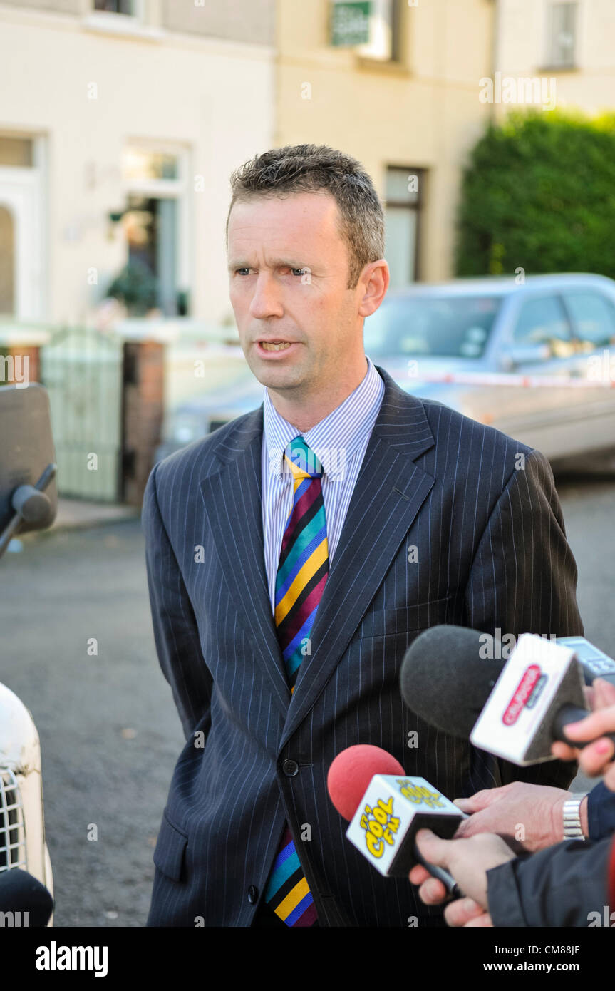 Northern Ireland. 26th October 2012, Newtownabbey. DCI John McVea, from ...