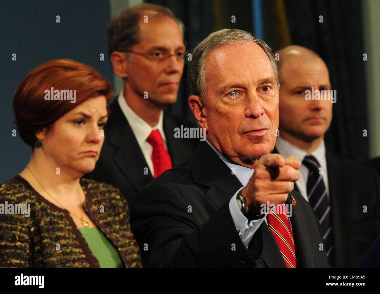 Oct. 26, 2012 - Manhattan, New York, U.S. - MAYOR MICHAEL BLOOMBERG ...