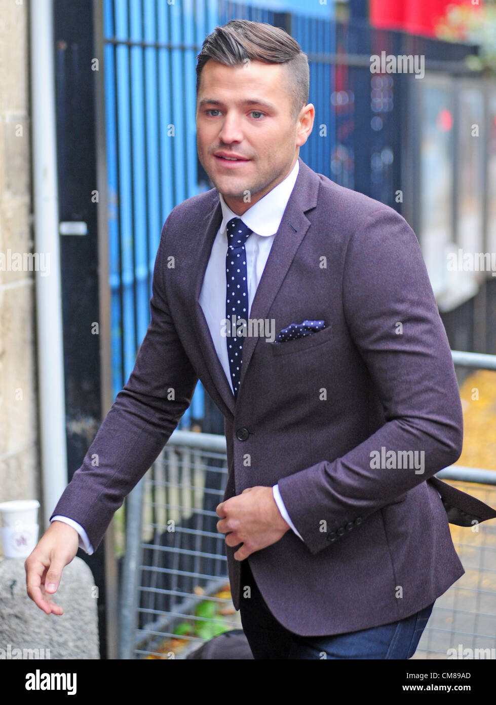 UK. MARK WRIGHT ITV STUDIOS SOUTH BANK LONDON 26 OCTOBER 2012 Stock ...