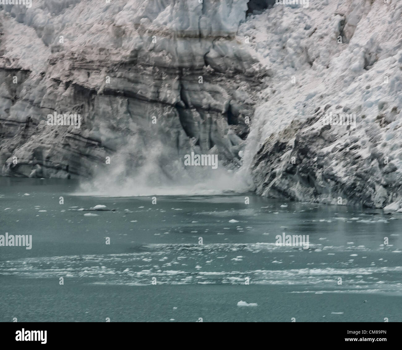 Ice falling off glacier hi-res stock photography and images - Alamy