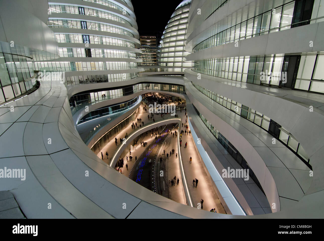 27-OCT-2012. The Soho Galaxy building in the Chaoyang district of ...