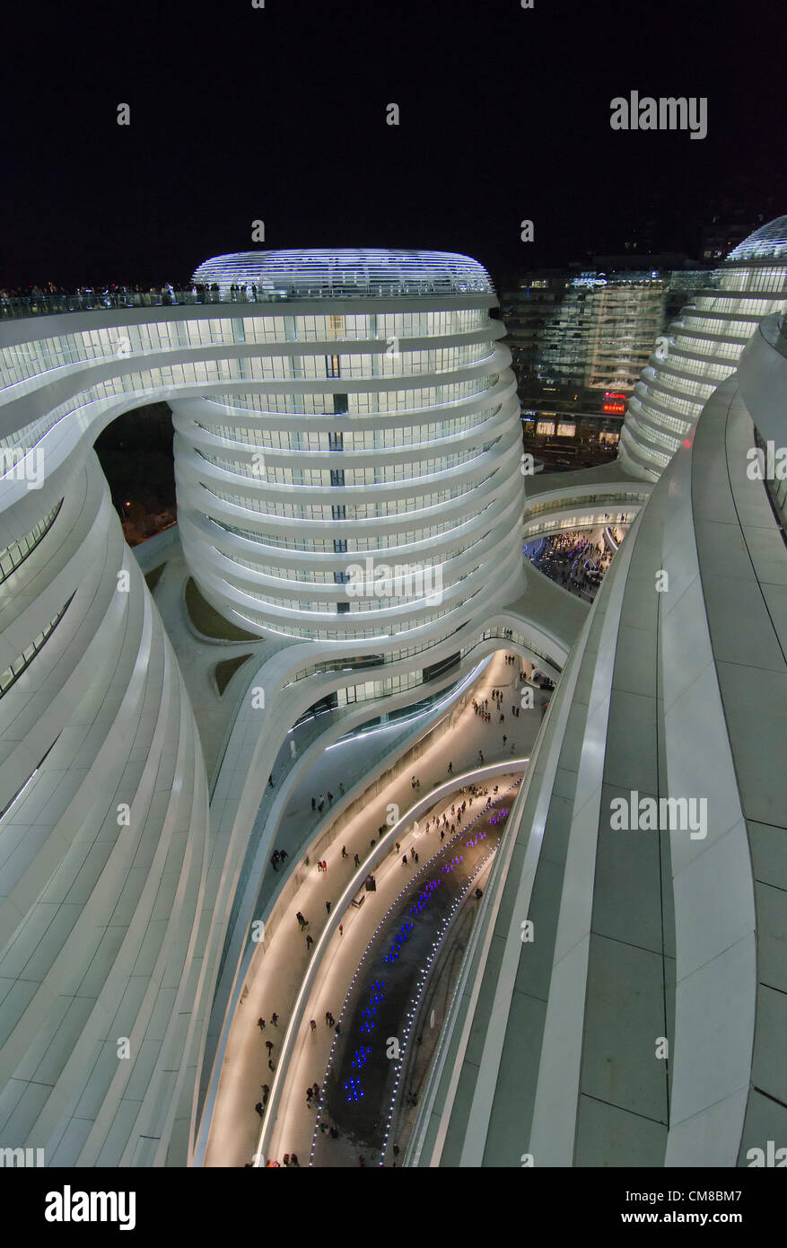 27-OCT-2012. The Soho Galaxy building in the Chaoyang district of ...