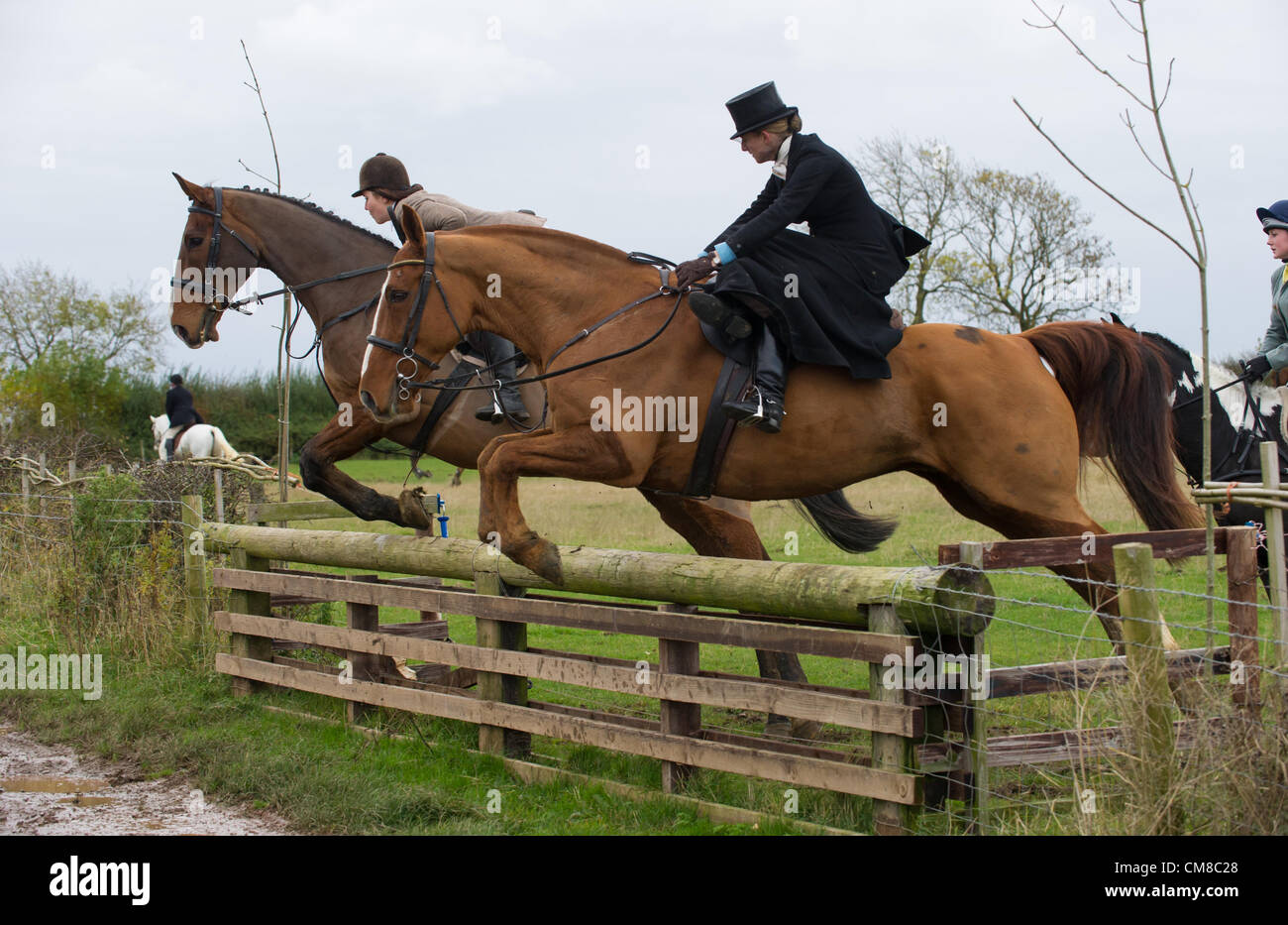 Side saddle riders joined the field in record numbers for the Opening ...