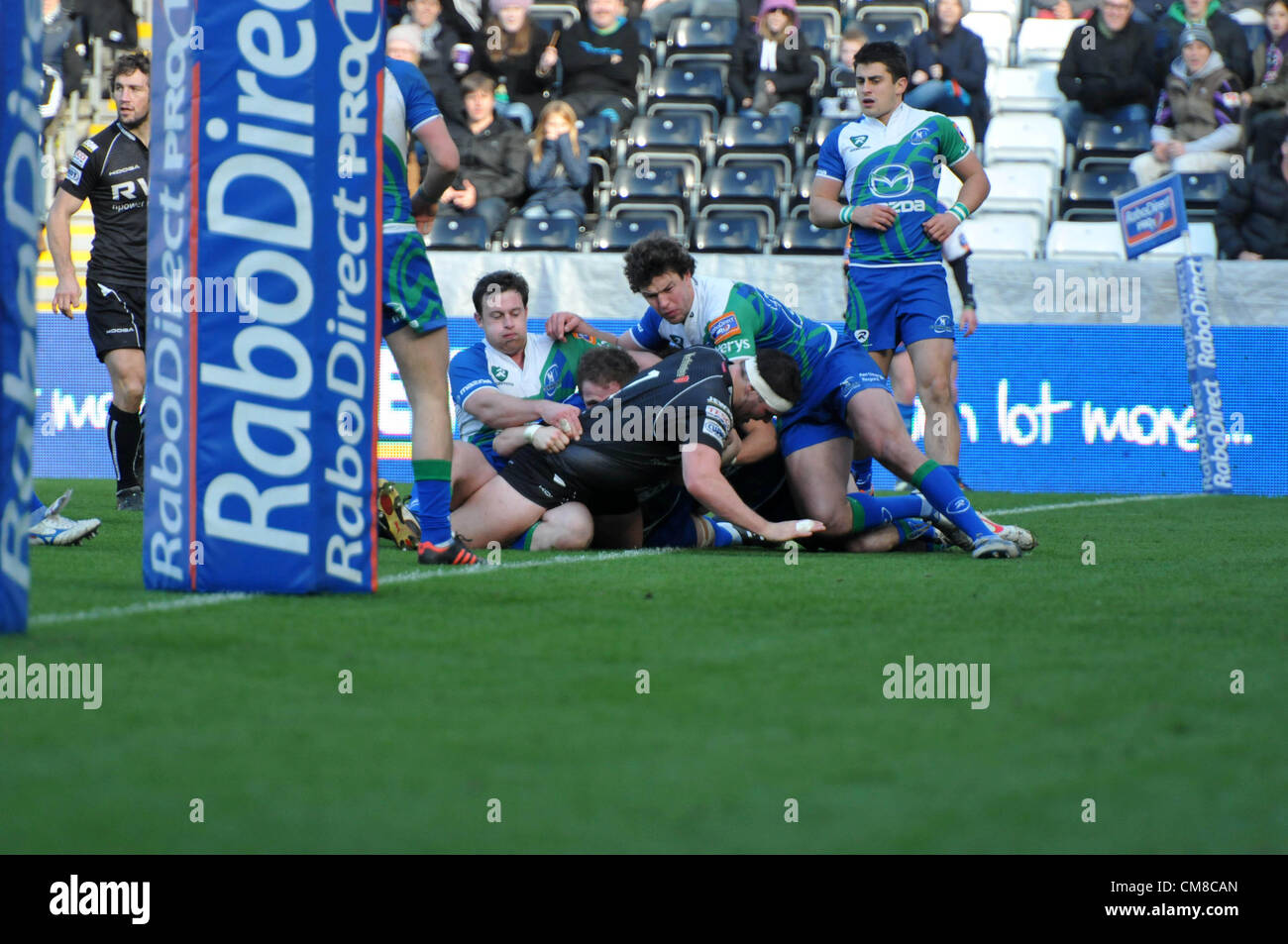 27th October 2012 - RaboDirect Pro 12 - Ospreys v Connacht - Swansea ...