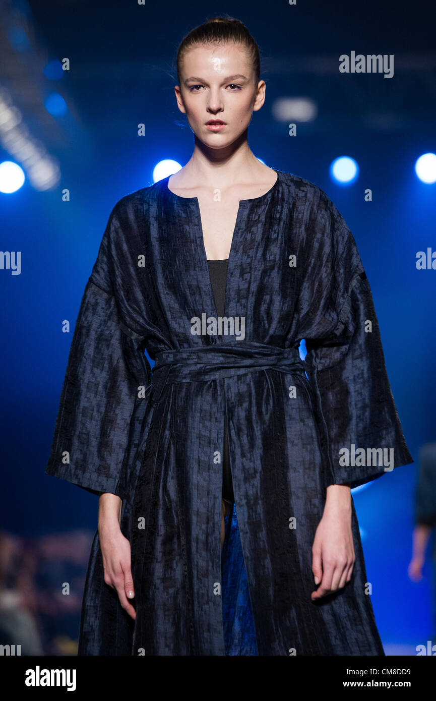 October 27, 2012 Lodz, Poland - Model on the runway during the Monika ...