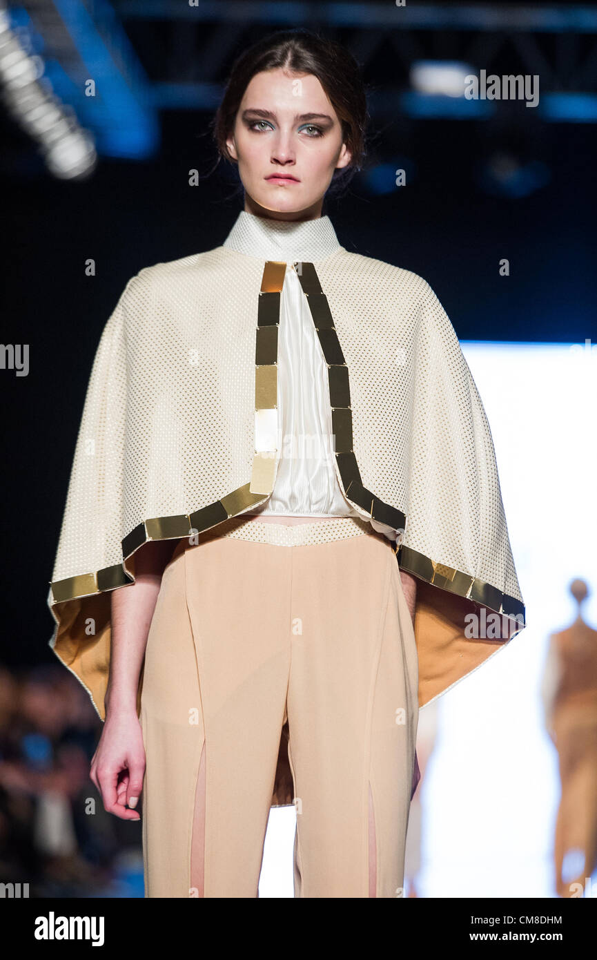 October 27, 2012 Lodz, Poland - Model on the runway during the ...