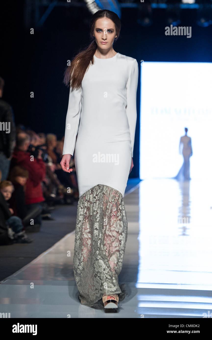 October 27, 2012 Lodz, Poland - Model on the runway during the ...