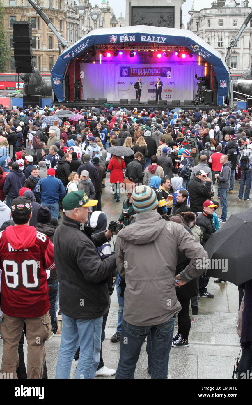 The NFL Fan Rally in Trafalgar Square hosted by Sky Sports NFL ...