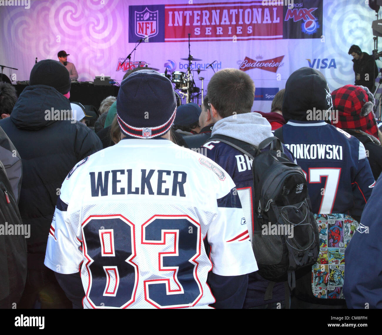 The NFL Fan Rally in Trafalgar Square hosted by Sky Sports NFL ...