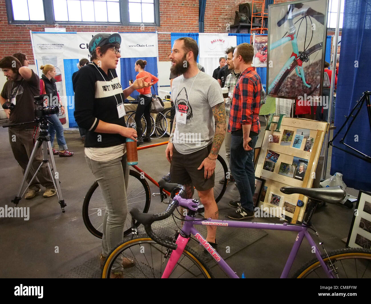 BikeExpo Philly, an annual bicycle exhibition at the Armory ...