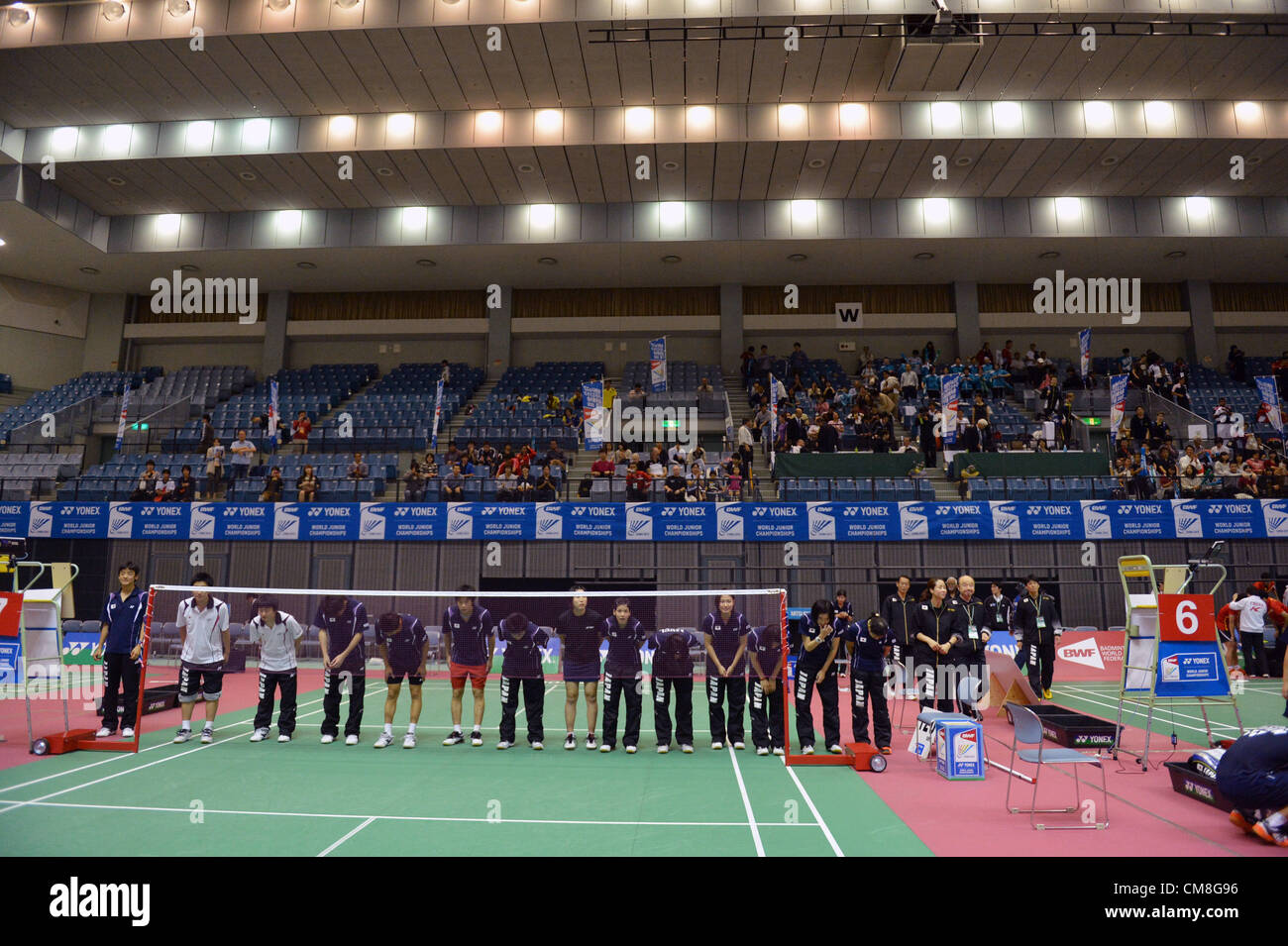 Japan team group (JPN), OCTOBER 28,2012 - Badminton : Yonex BWF World ...