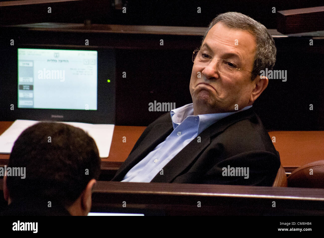 Minister of defense ehud barak hi-res stock photography and images - Alamy