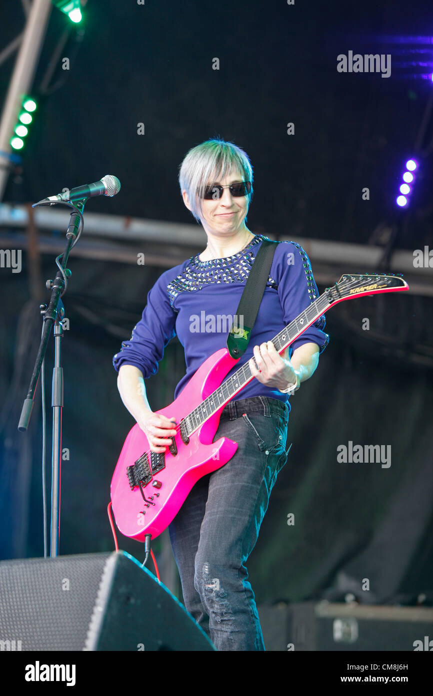 Jo Dunne pictured here in 2010 playing the Artsfest in Birmingham. She ...