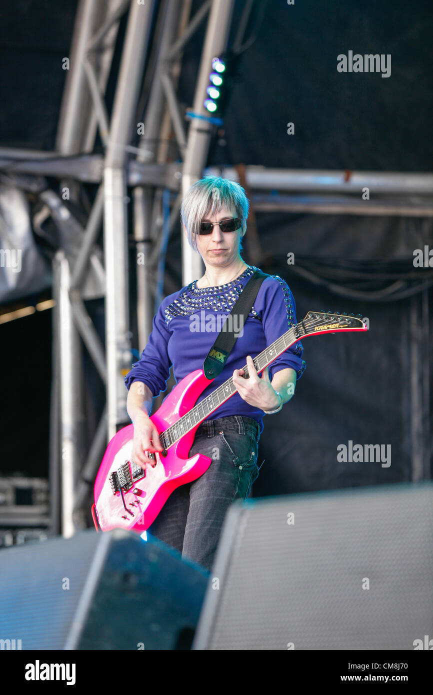 Jo Dunne pictured here in 2010 playing the Artsfest in Birmingham. She ...