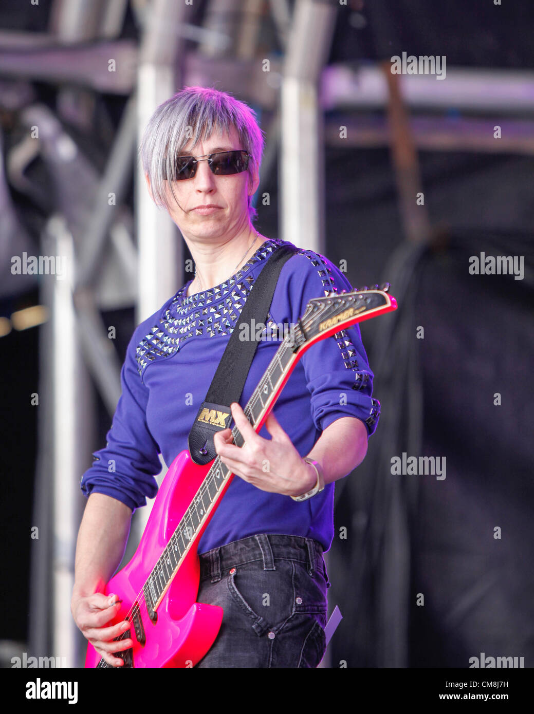 Jo Dunne pictured here in 2010 playing the Artsfest in Birmingham. She ...