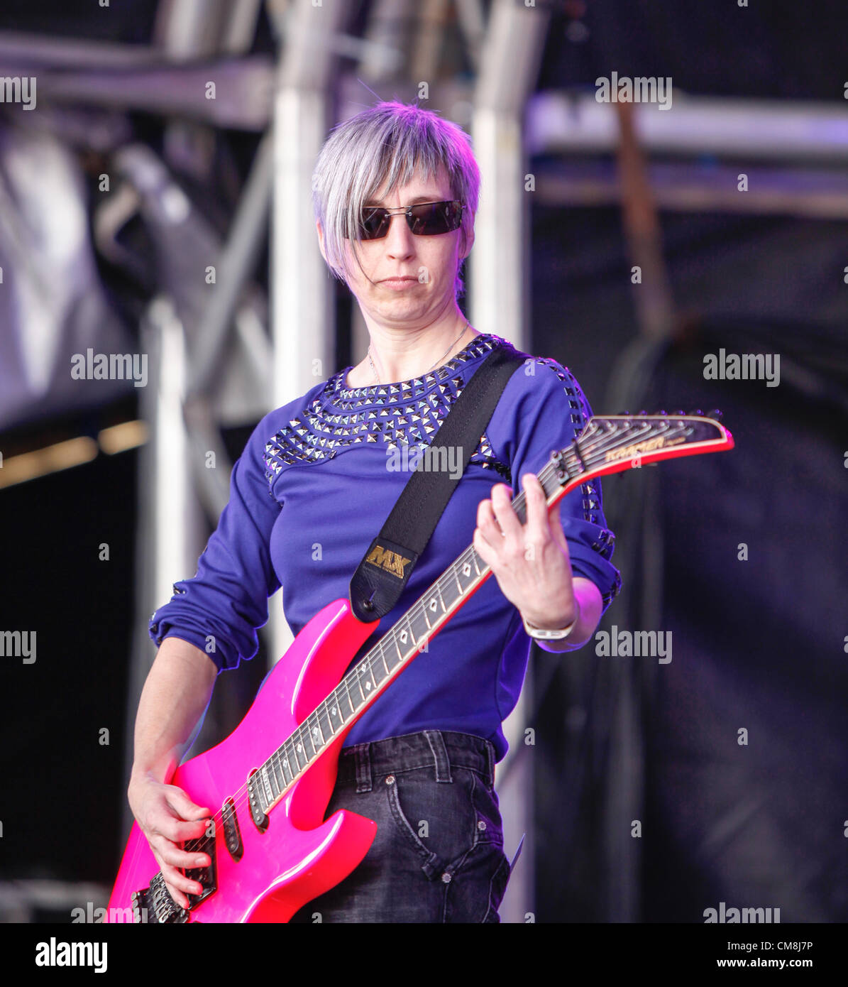 Jo Dunne pictured here in 2010 playing the Artsfest in Birmingham. She ...