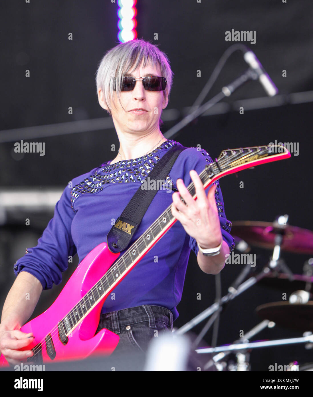 Jo Dunne pictured here in 2010 playing the Artsfest in Birmingham. She ...