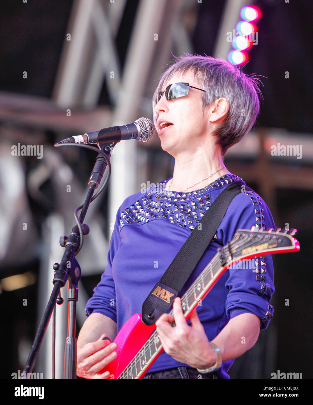 Jo Dunne pictured here in 2010 playing the Artsfest in Birmingham. She ...