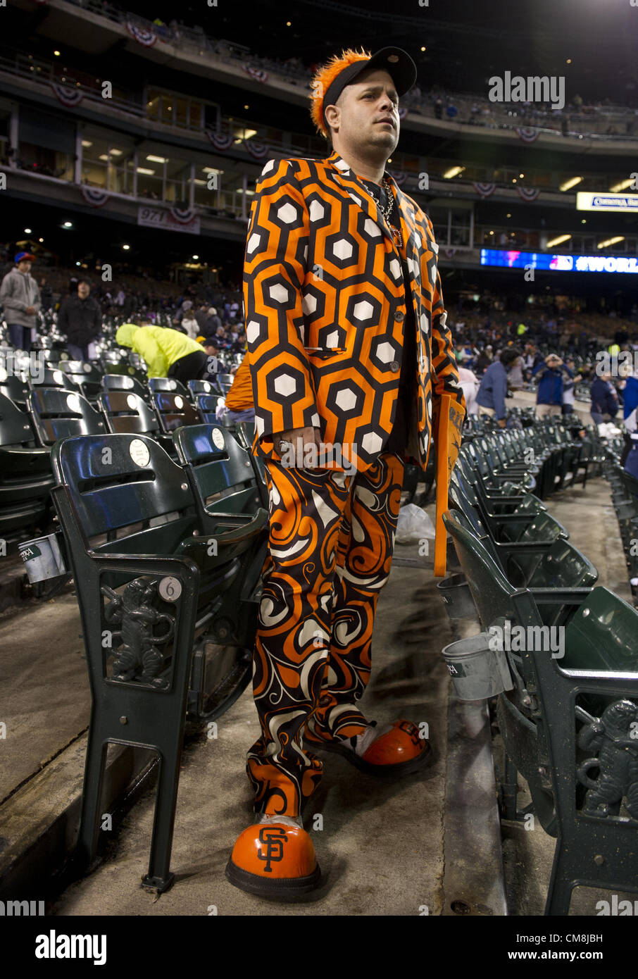 Oct. 28, 2012 - Jamie Awad of San Francisco checks out the action ...