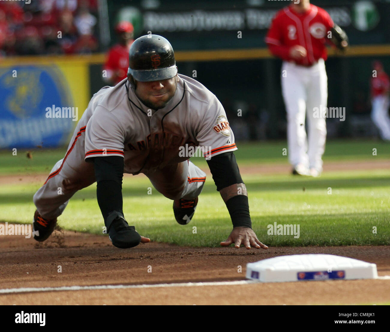 Oct. 28, 2012 - Cincinnati, Ohio, USA - San Francisco Giants PABLO ...
