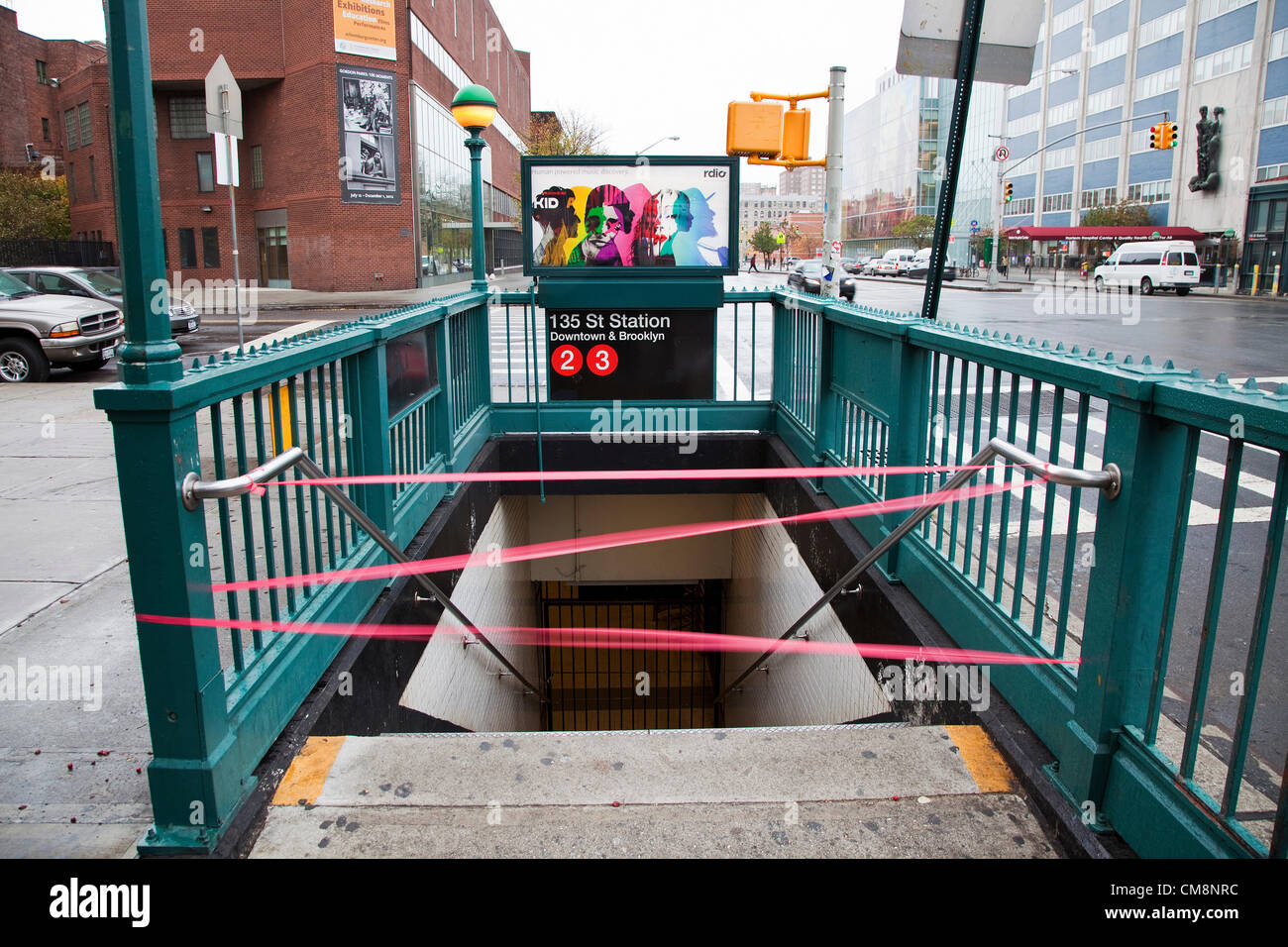 New York City, New York, USA. 29th October, 2012. The subway system has ...