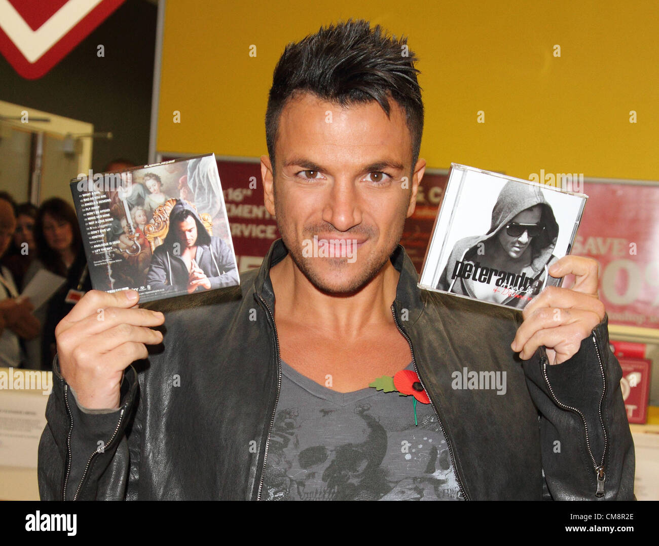 Peter Andre meets fans and signs copies of his new album 'Angels ...