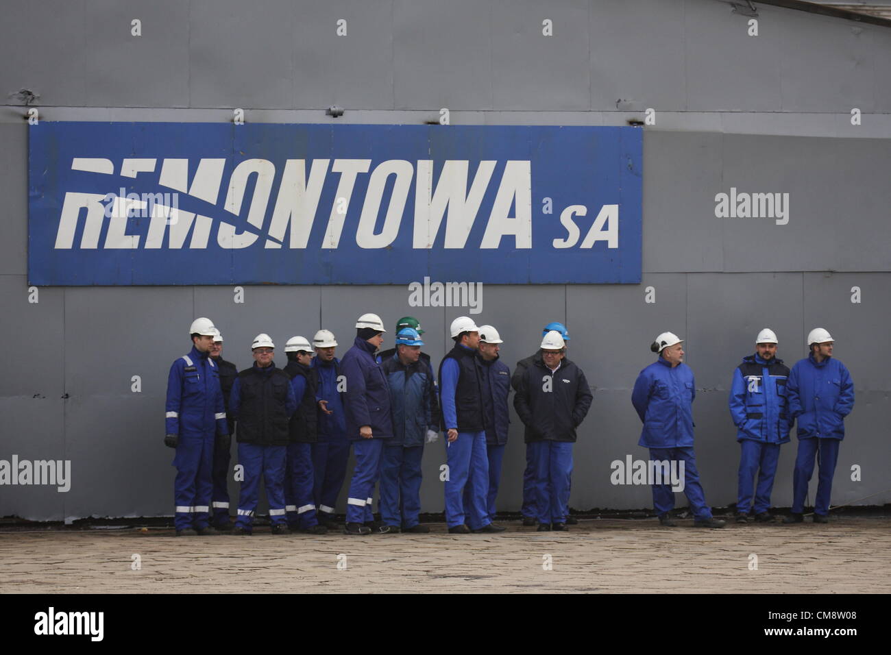 Remontowa shipbuilding hi-res stock photography and images - Alamy