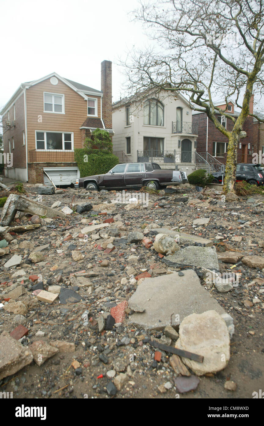 Oct. 30, 2012 - New York, New York, U.S. - Clean up from Hurricane ...