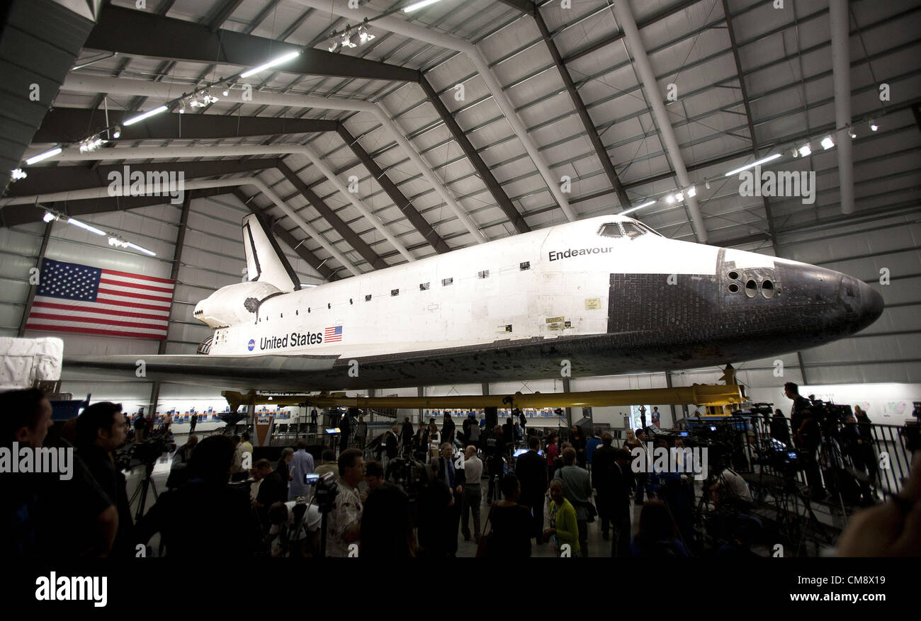 Oct. 30, 2012 - Los Angeles, CALIFORNIA, USA - The Space Shuttle ...