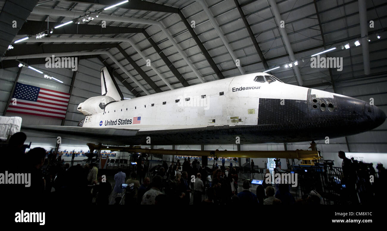 Oct. 30, 2012 - Los Angeles, CALIFORNIA, USA - The Space Shuttle ...